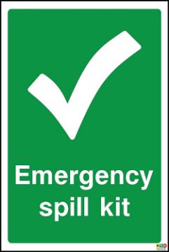 KPCM | Emergency Spill Kit Signs