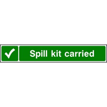 KPCM | Emergency Spill Kit Signs