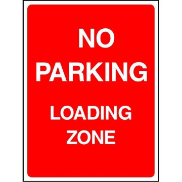 KPCM | No Parking Loading Area Signs